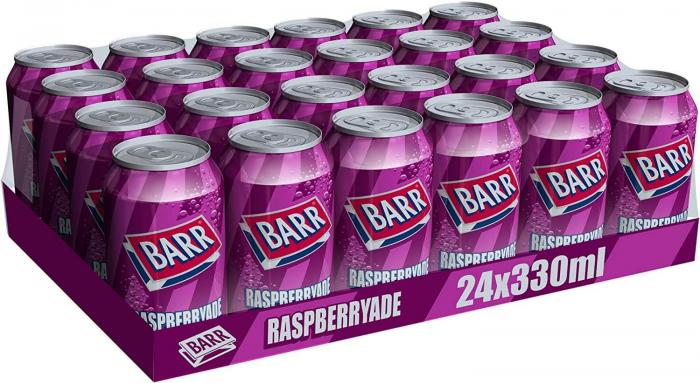 Coopers Candy Grossist - Barr Raspberryade 33cl x 24st (helt flak)